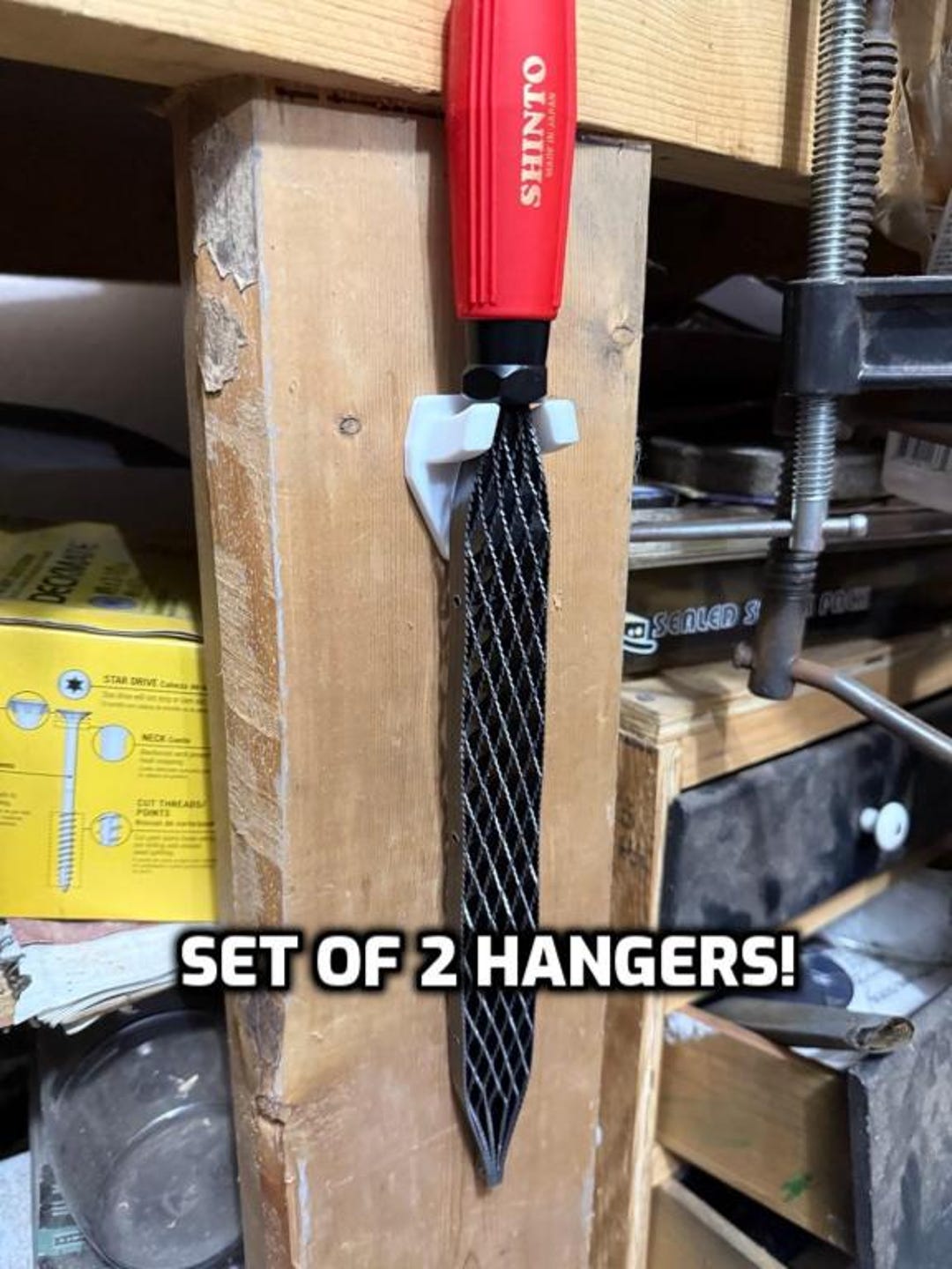 Shinto Rasp Tool Hangers (set of 2) - Etsy