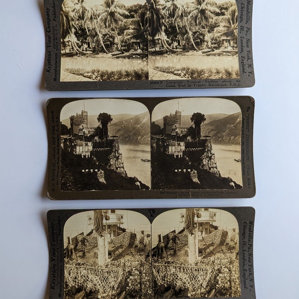 Stereoscope Cards - Etsy