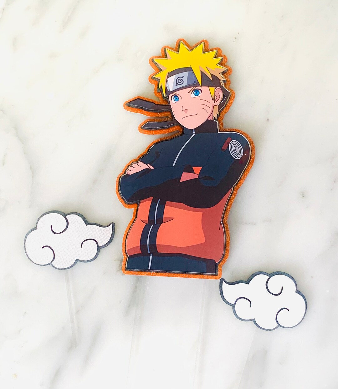 Naruto Cake Topper: 3D Anime Birthday Party Decoration - Etsy