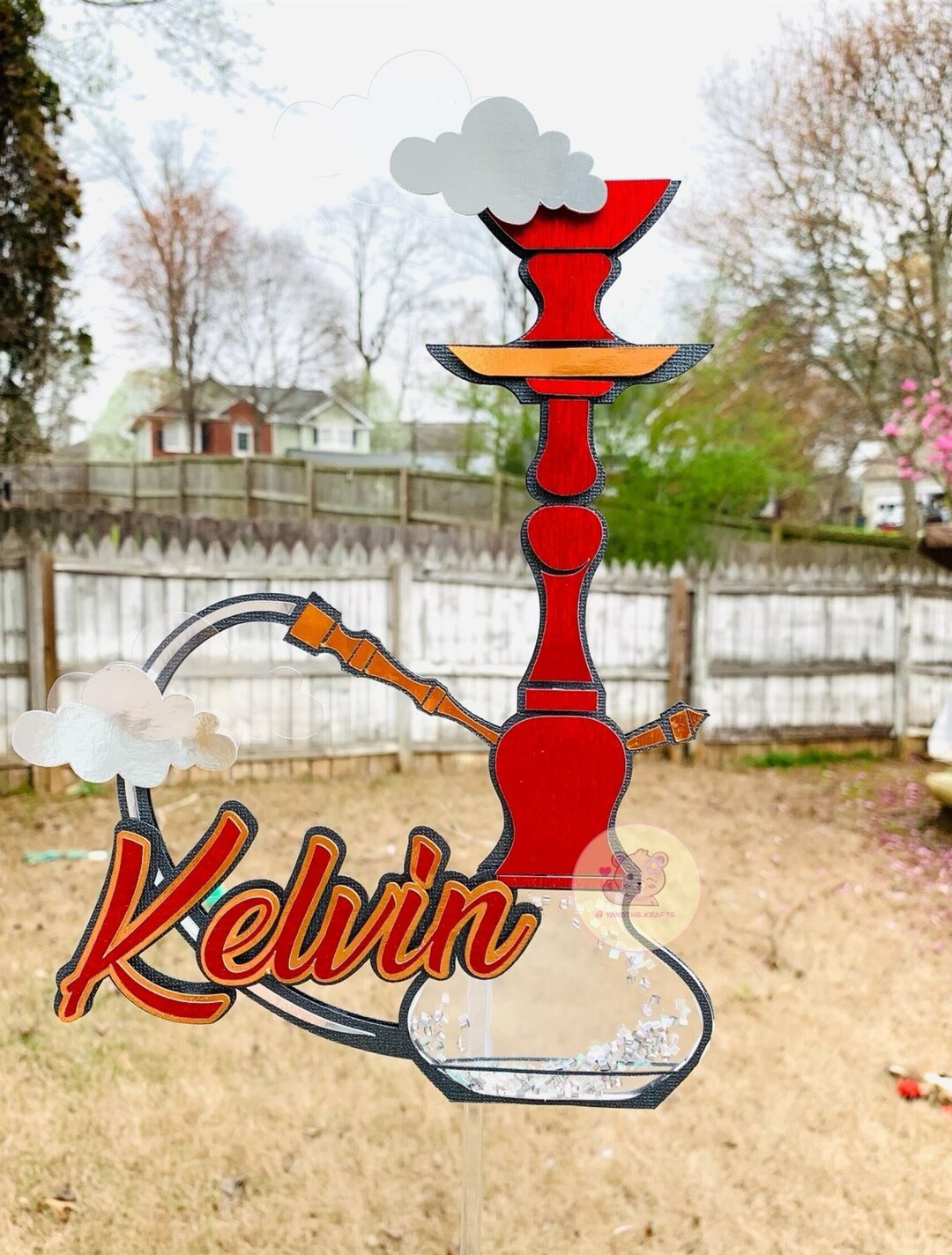 Hookah Cake Toppers, Hookah Birthday Cake Topper, Hookah Topper, Hookah ...