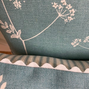 Vanessa Arbuthnott up the Garden Path Rectangular Cushion Cover Teal ...