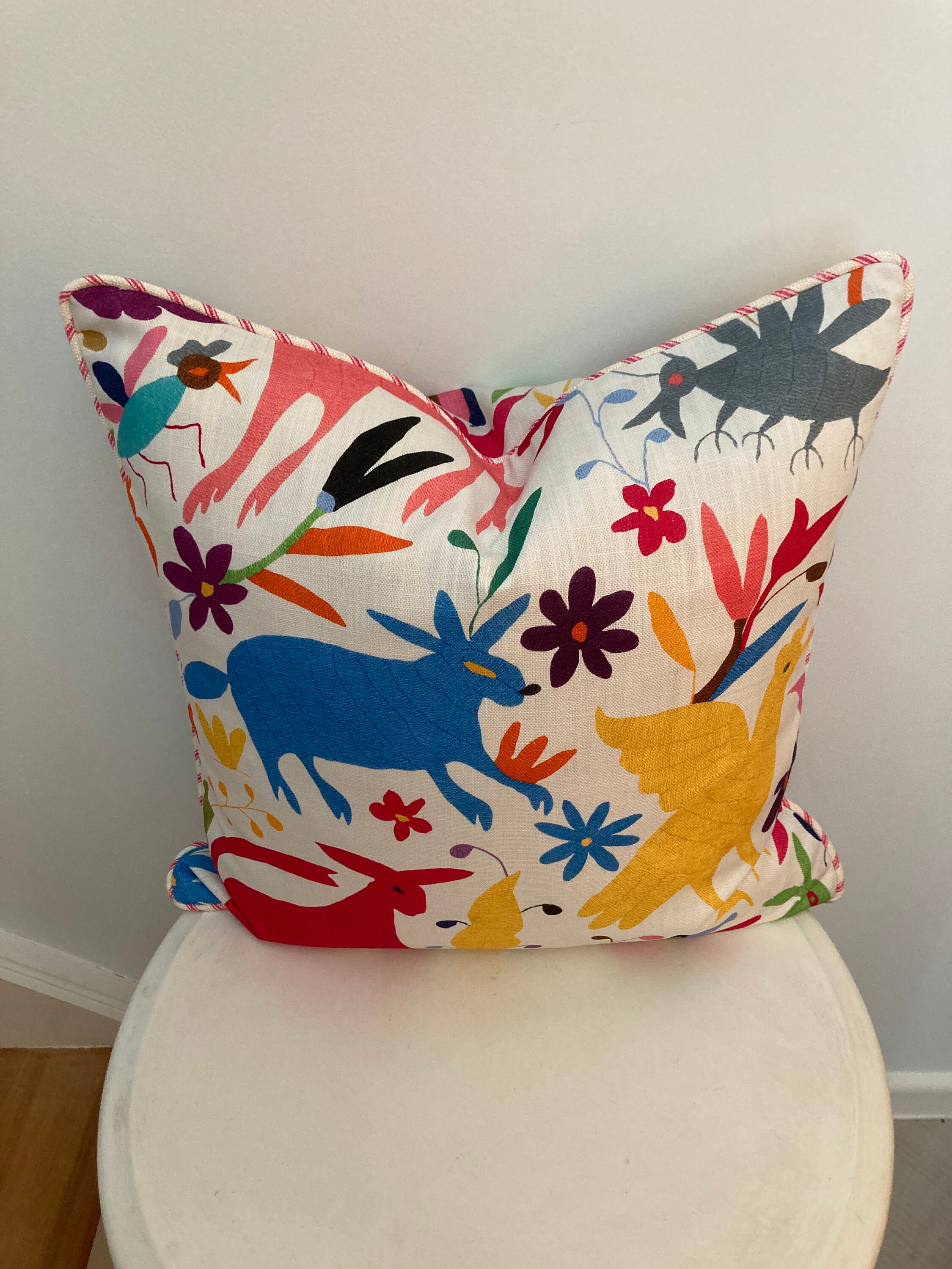 ANDREW MARTIN Tiki Designer Fabric Piped Cushion Cover Made to - Etsy UK