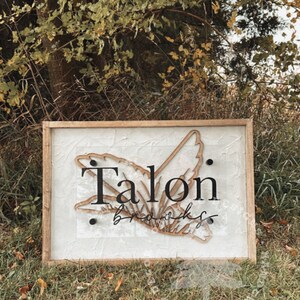 Nursery Name Sign, Duck Themed Nursery, Country Name Sign, Duck Acrylic ...