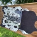 Cow Hide Nursery Sign, Cattle Farm Sign, Farm Sign, Acrylic Overlay ...