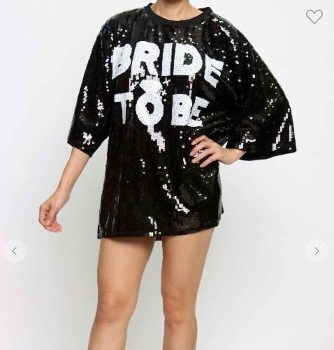 MINI Sequin Dress W/graphics Design - Bride to Be! - Etsy