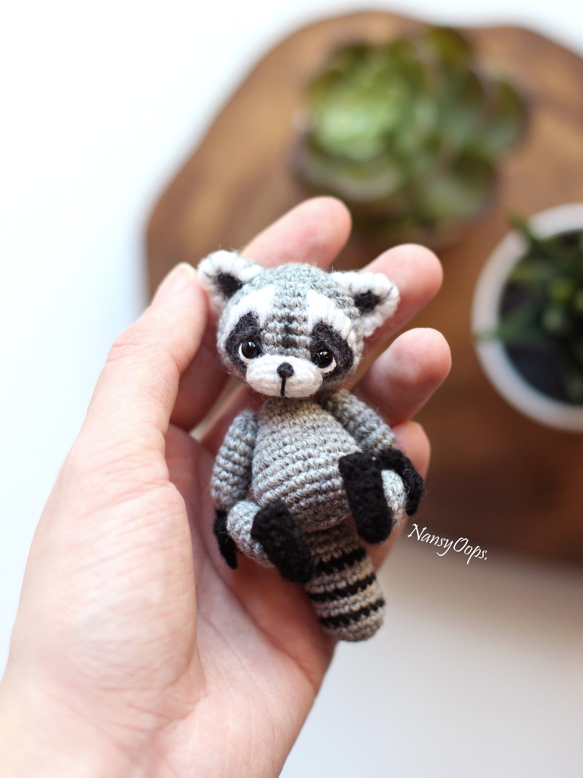 Crochet pattern raccoon amigurumi pdf tutorial raccoon pattern | Etsy