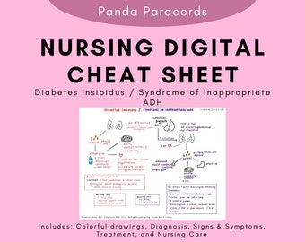 Nursing Diabetes Cheat Sheet - Etsy