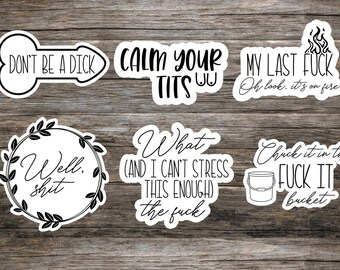 Cuss Word Sticker | Etsy