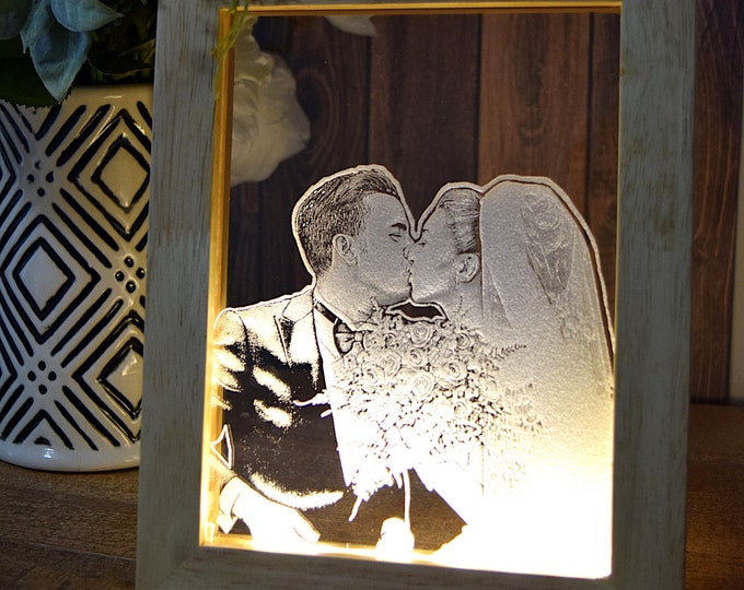 Custom Photo 3d LED Lamp. Christmas Gift. Personalized LED Lamp With ...