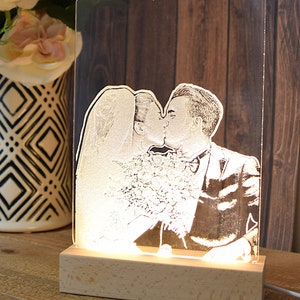 Personalized LED Lamp With Your Photo. Custom Christmas Gift. - Etsy