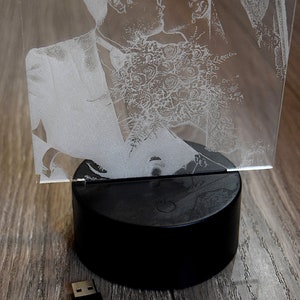 Personalized LED Lamp With Your Photo. Custom Christmas Gift. - Etsy