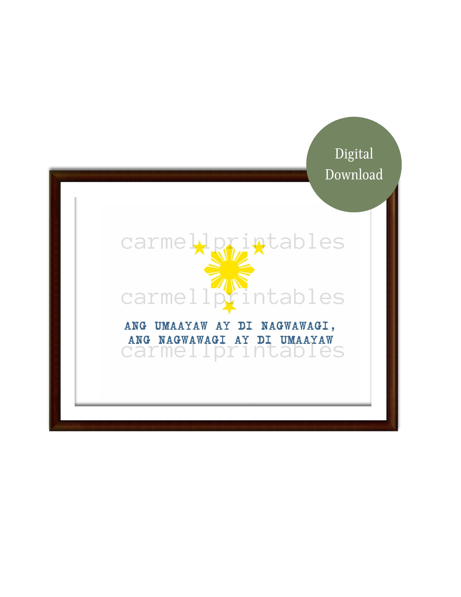 Filipino Wall Art Filipino Art Tagalog Pinoy - Etsy