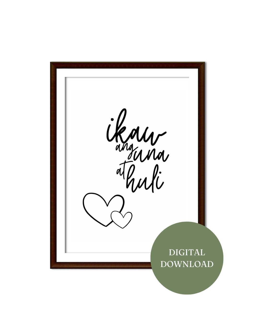 Ikaw Filipino Love Art Filipino Love Decor Love Printable Art - Etsy