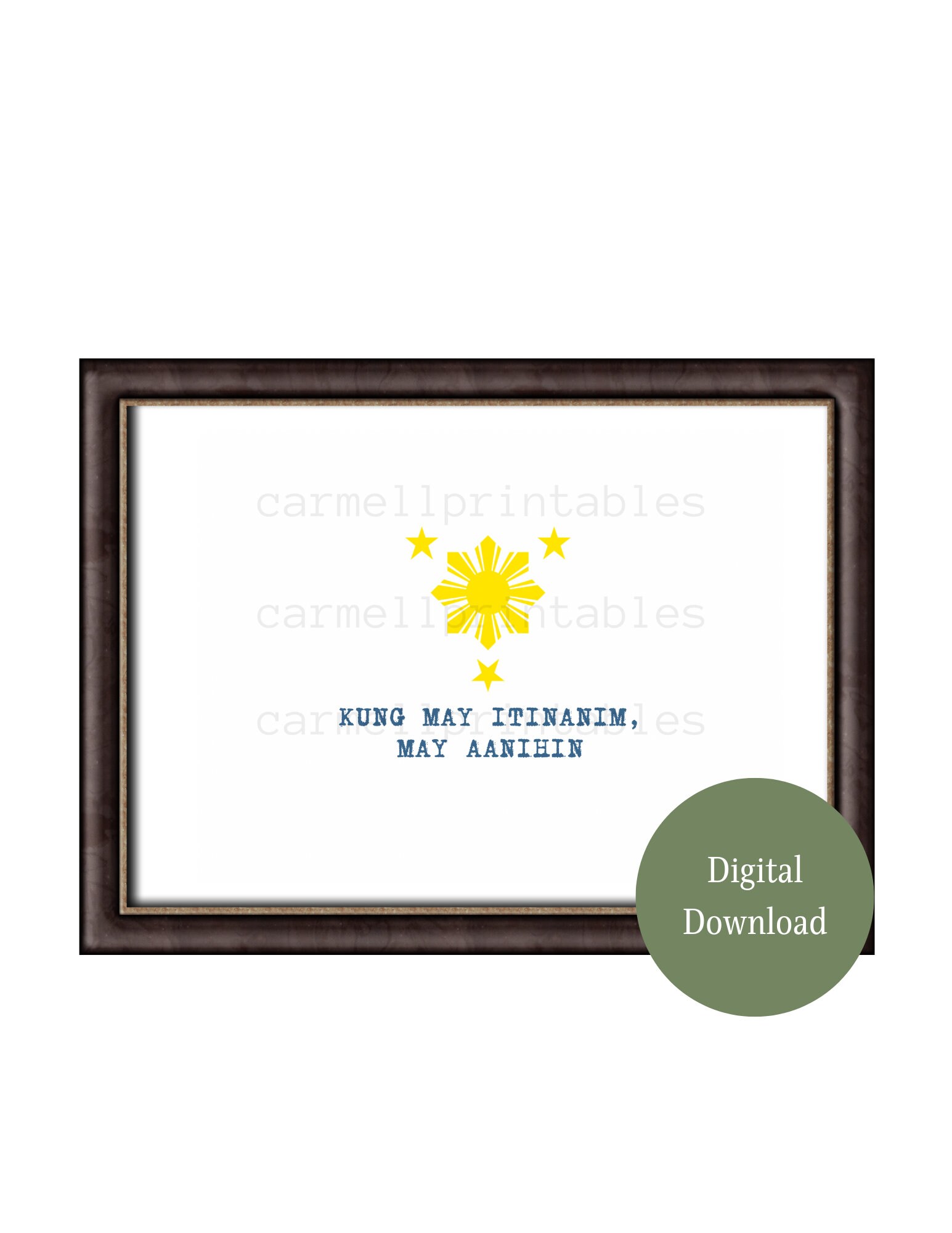 Filipino Quotes, Filipino Wall Art, Filipino Wall Decor - Etsy