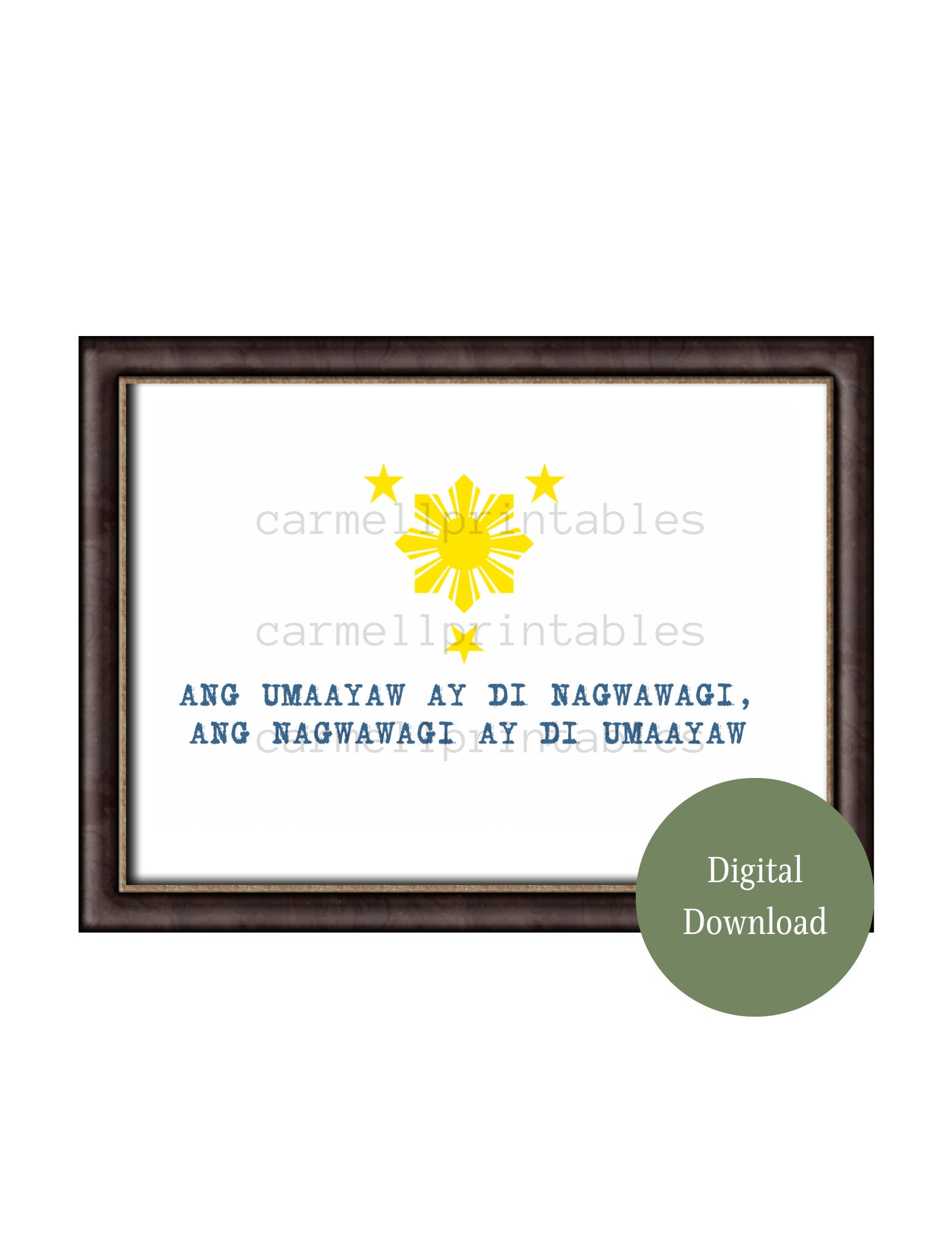 Filipino Wall Art Filipino Art Tagalog Pinoy - Etsy