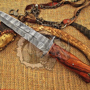 13" Damascus Steel Dagger Knife Handmade Damascus Steel Mini Sword ...