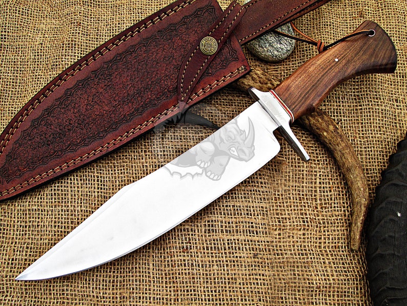 Bowie Knife Custom Handmade 440c Stainless Steel Bowie Knife | Etsy
