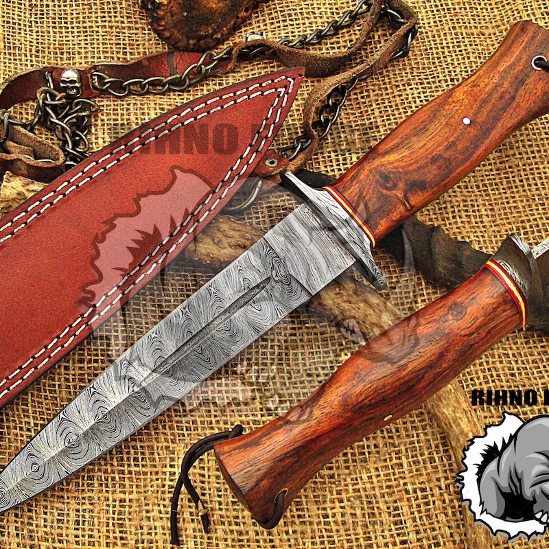 Damascus Dagger - Etsy