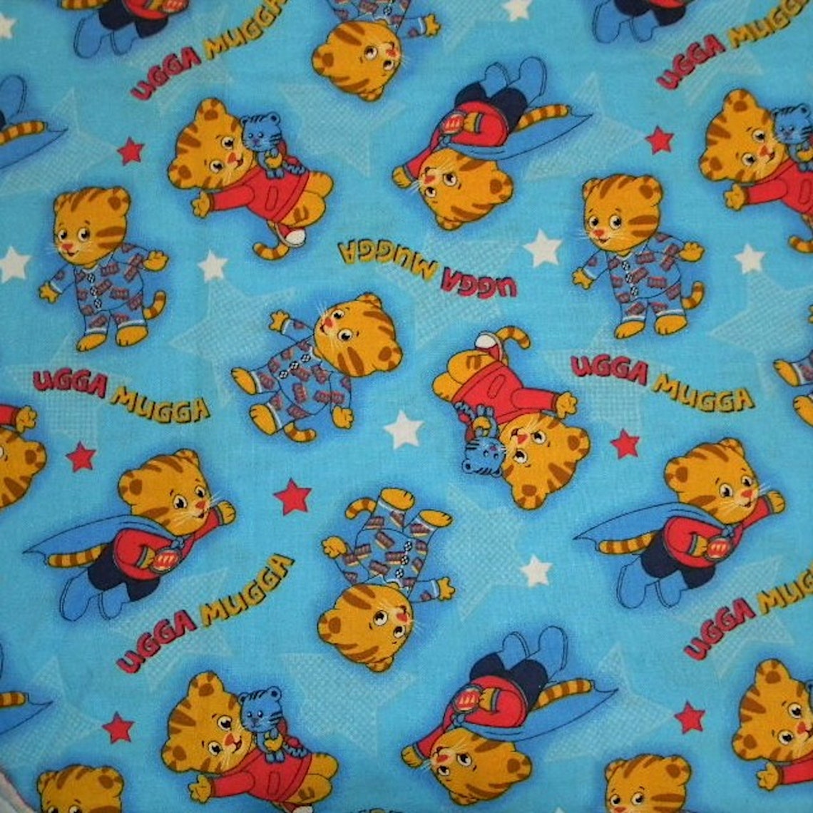 UGGA MUGGA Daniel Tiger 100% Cotton Face Mask With - Etsy