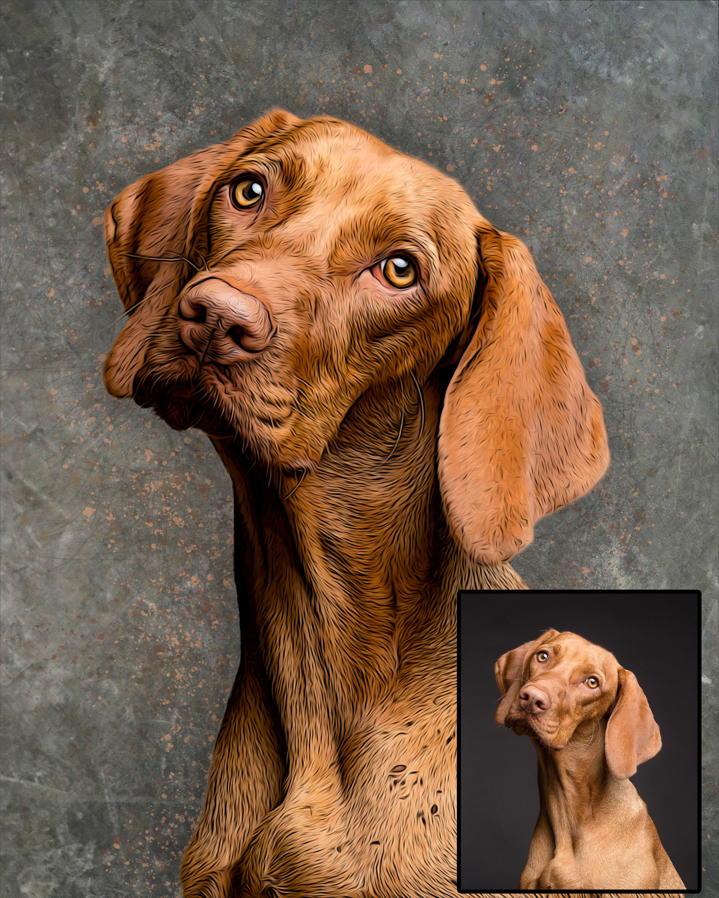 Additional Services for Custom Pet Portrait Gift Canvas | Etsy