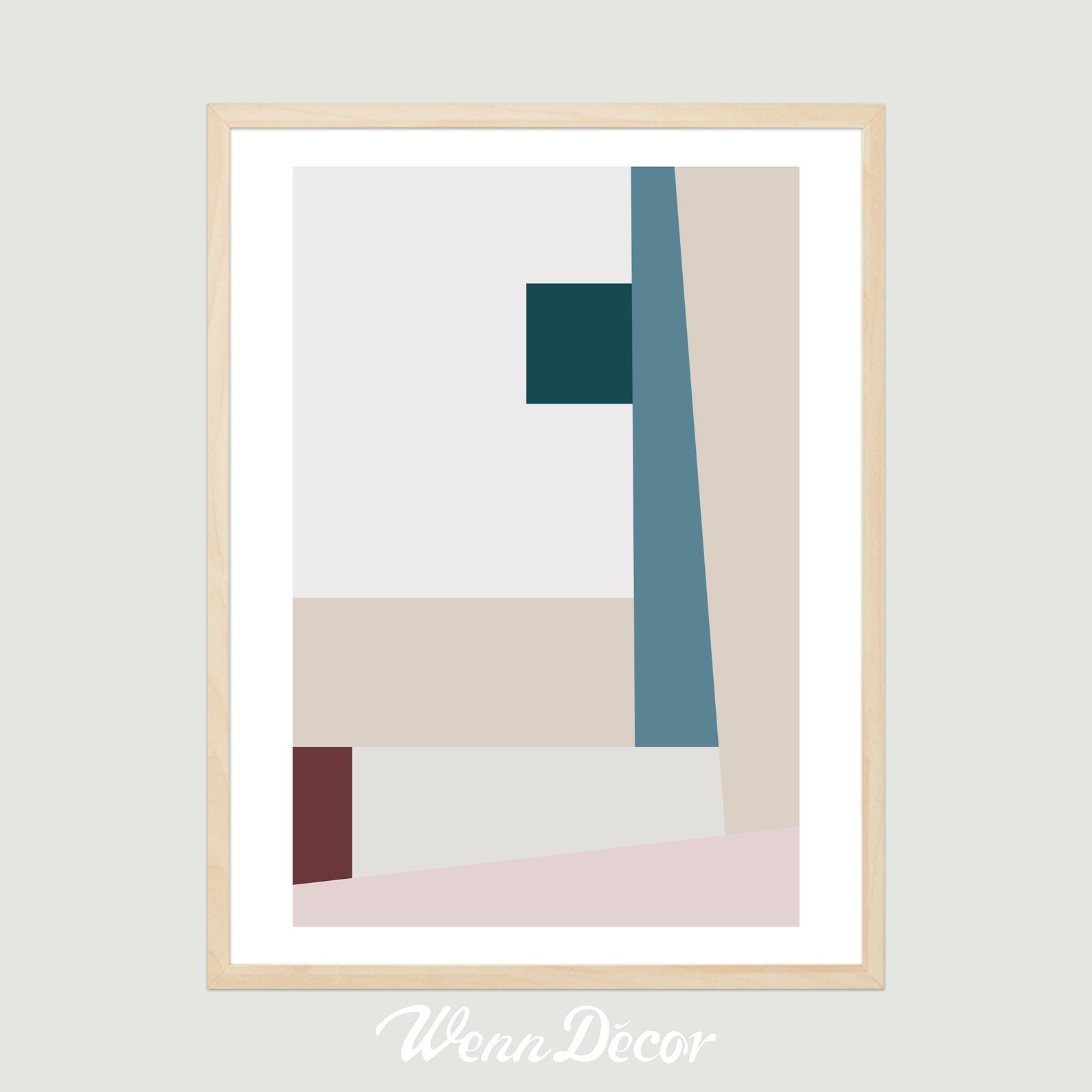 Set of 3 Prints Abstract Print Modern Art Color Block Print | Etsy