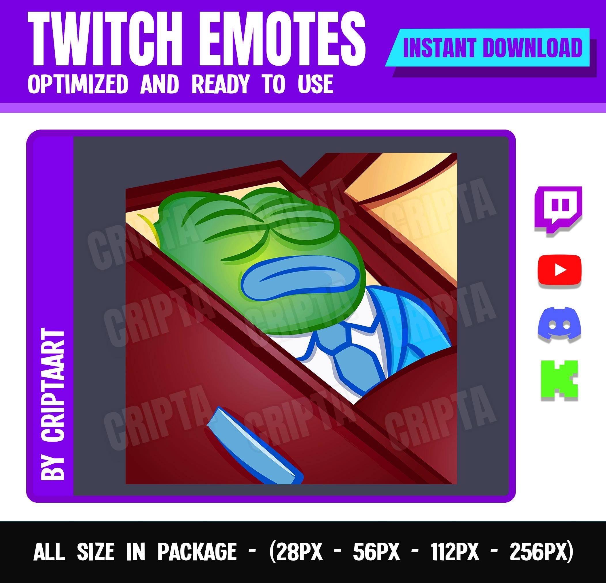 Pepe Frog RIP Emote, Coffin Emoji, Channel Points Meme / Streaming ...