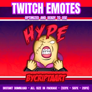 Big Zombie Twitch Emote, Boss Final Hype Emoji, Halloween, Gaming ...