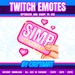 Simp License Twitch Emote, Simp Card Meme Sub Emoji, Love in the Stream ...