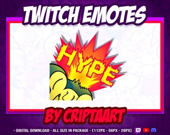 Hype Fire Emote - Etsy