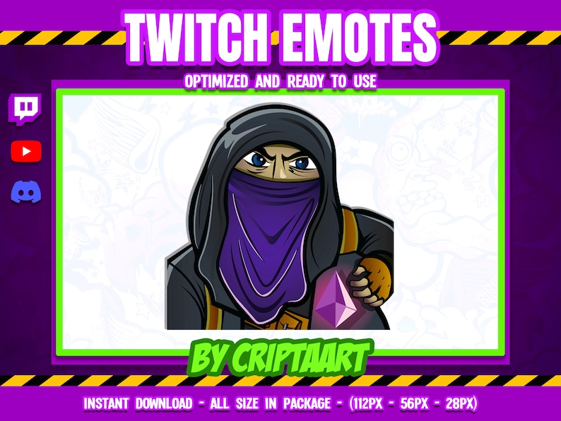 Twitch Emote / Discord / Cheers / Hype Train / Horror / Peddler / Bits ...