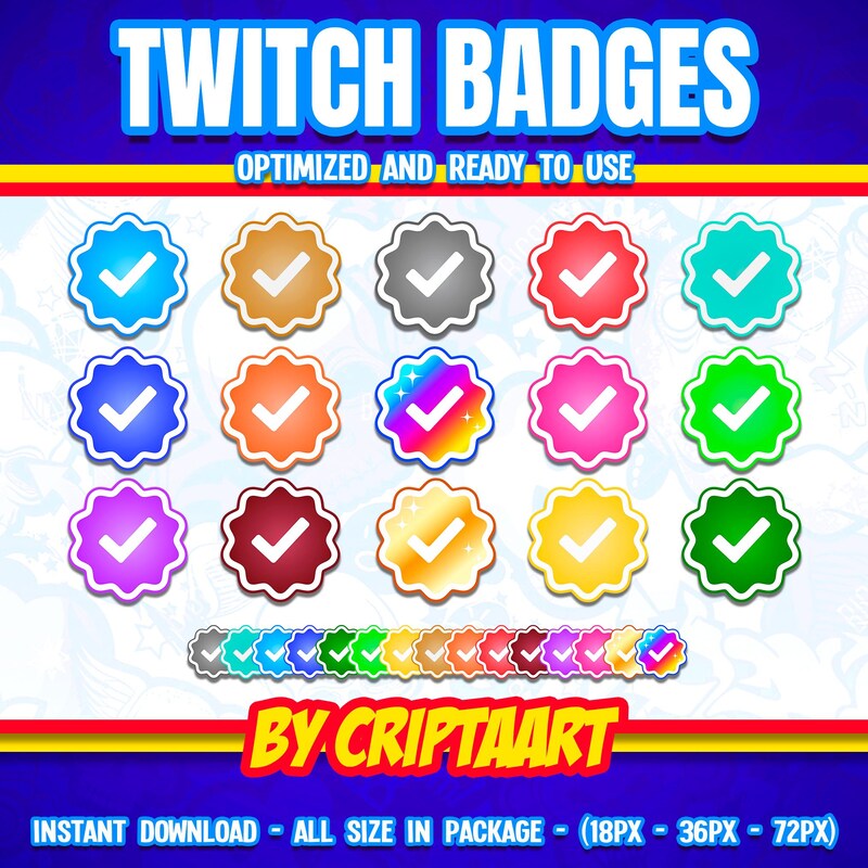 Twitch Badge - Etsy