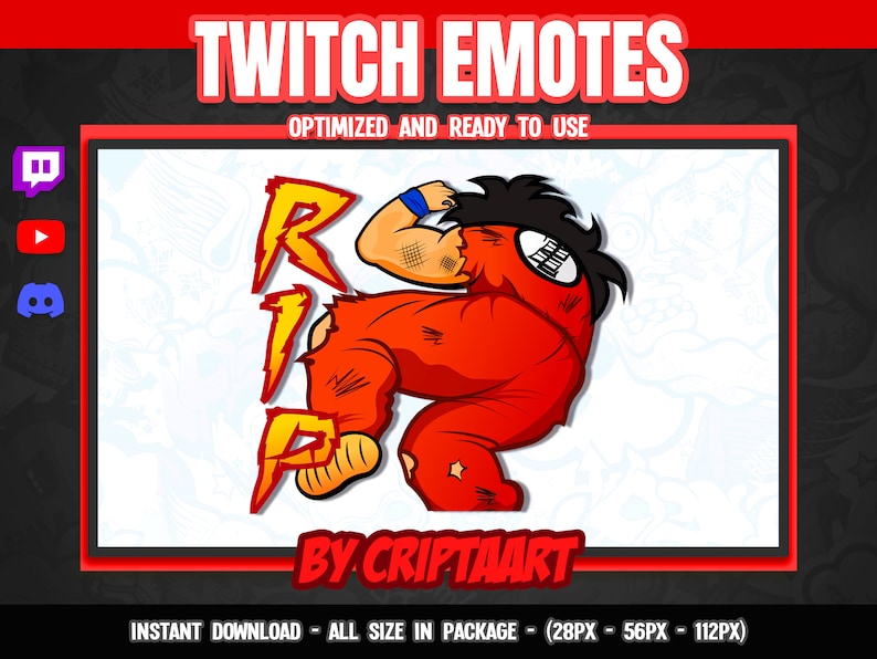 Twitch and Discord Emote, Meme Emote, F, RIP Channel Points, Gaming ...