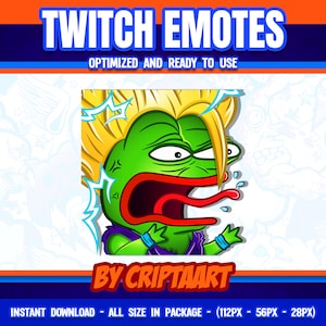 Monkas Rage Twitch Emote Anime Meme Emoji, Peepo Strong Buff, Power up ...