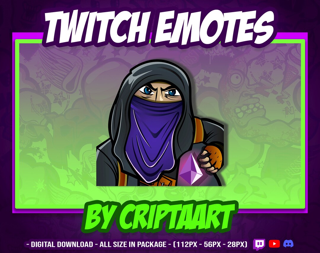 Twitch Emote / Discord / Cheers / Hype Train / Horror / - Etsy Norway