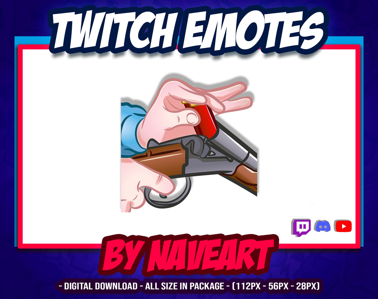 Emotes Twitch / Discord / Emote Shot / Emote Meme / Sniper - Etsy Ireland