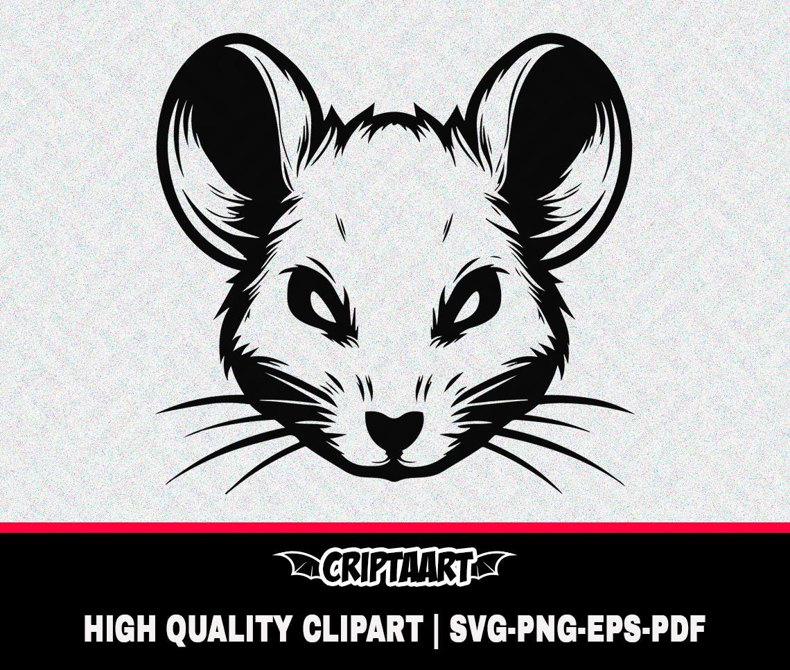 Mouse SVG, Rat Vector, PNG, Clipart, Cricut File, Logo Design - Etsy
