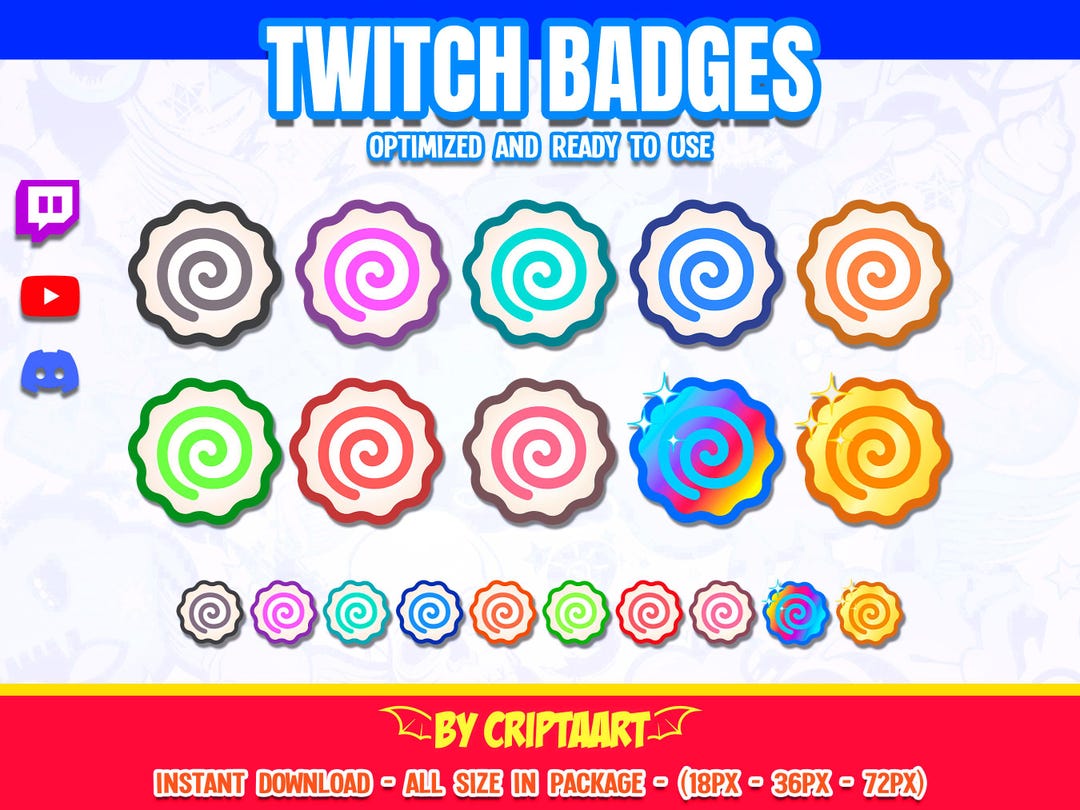 Narutomaki Twitch Sub Badges, Japanese Food Streaming - Etsy