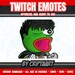 Mouse Hacker Twitch Emote, Rat Hacks Emoji, Kawaii Mice, Gaming, Animal ...