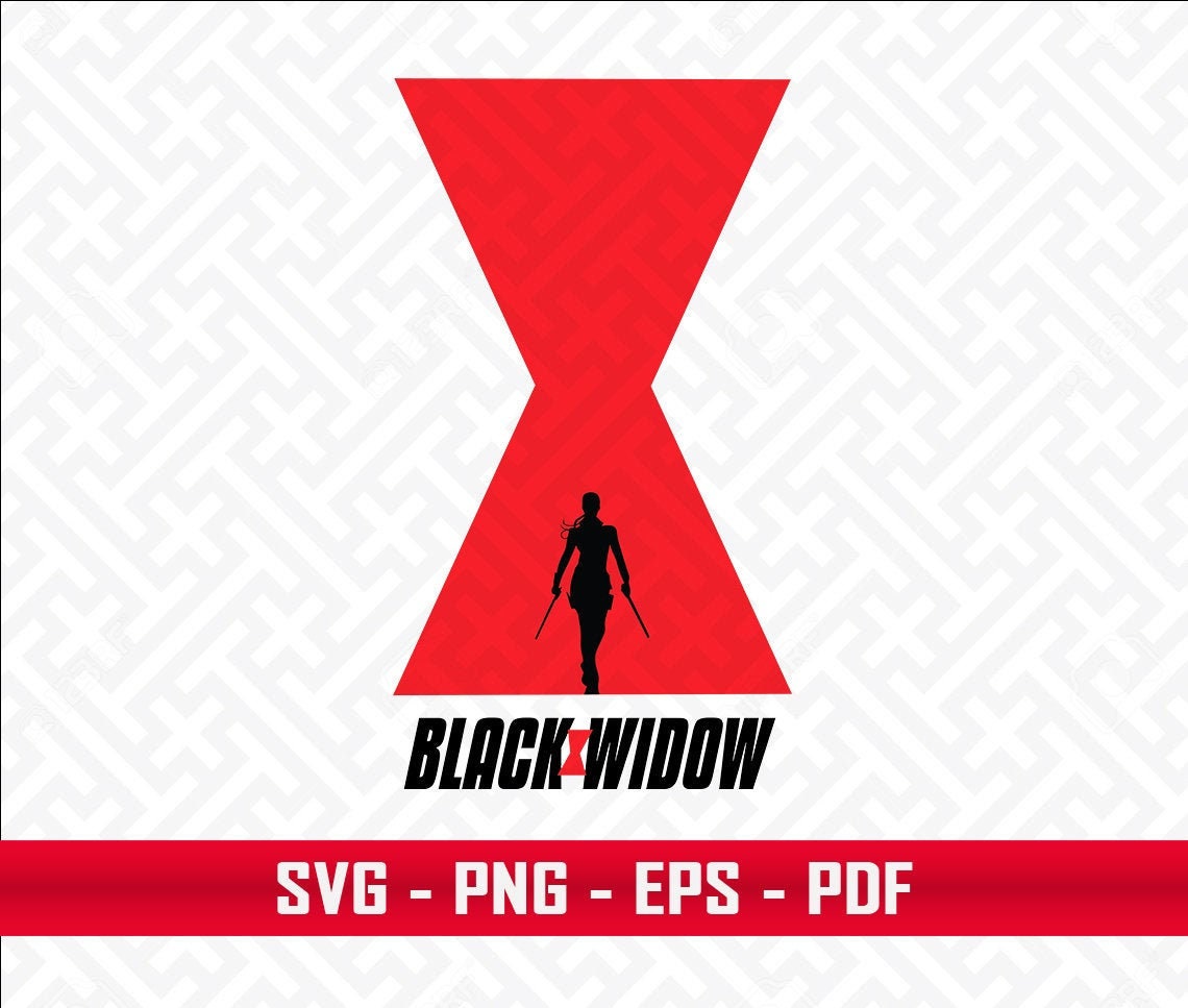 Black Widow / Natasha Romanoff / Avenger / svg / pdf / eps / | Etsy