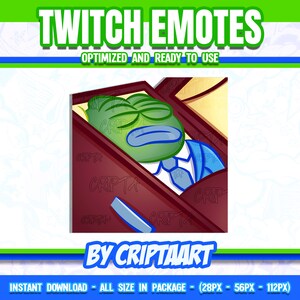 Pepe Frog RIP Emote, Coffin Emoji, Channel Points Meme / Streaming ...