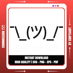 Shrug Emoji SVG & PNG - Cricut Meme Design for Stickers, Tshirts, Mugs ...