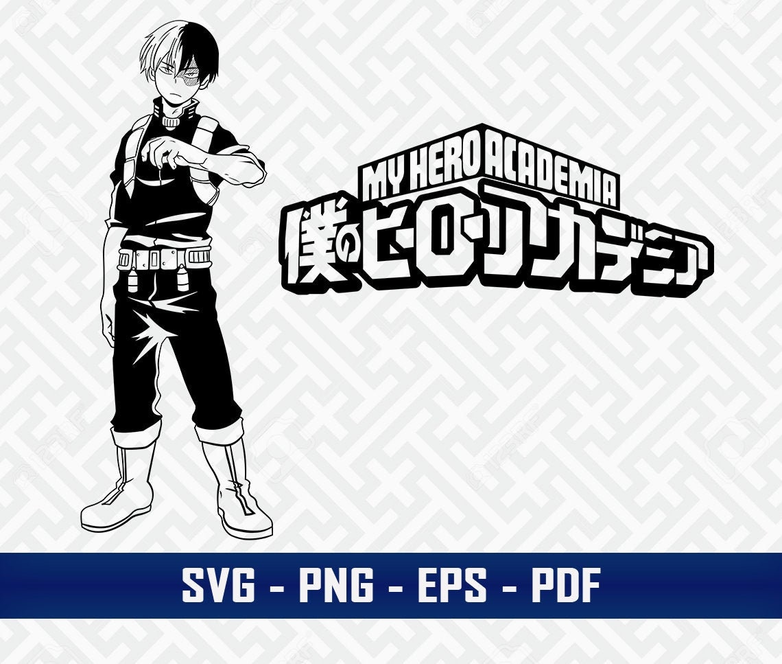 Shoto Todoroki / Logo / My Hero Academia / Boku No Hero / | Etsy