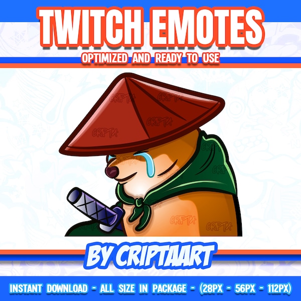 Samurai Emote Twitch - Etsy