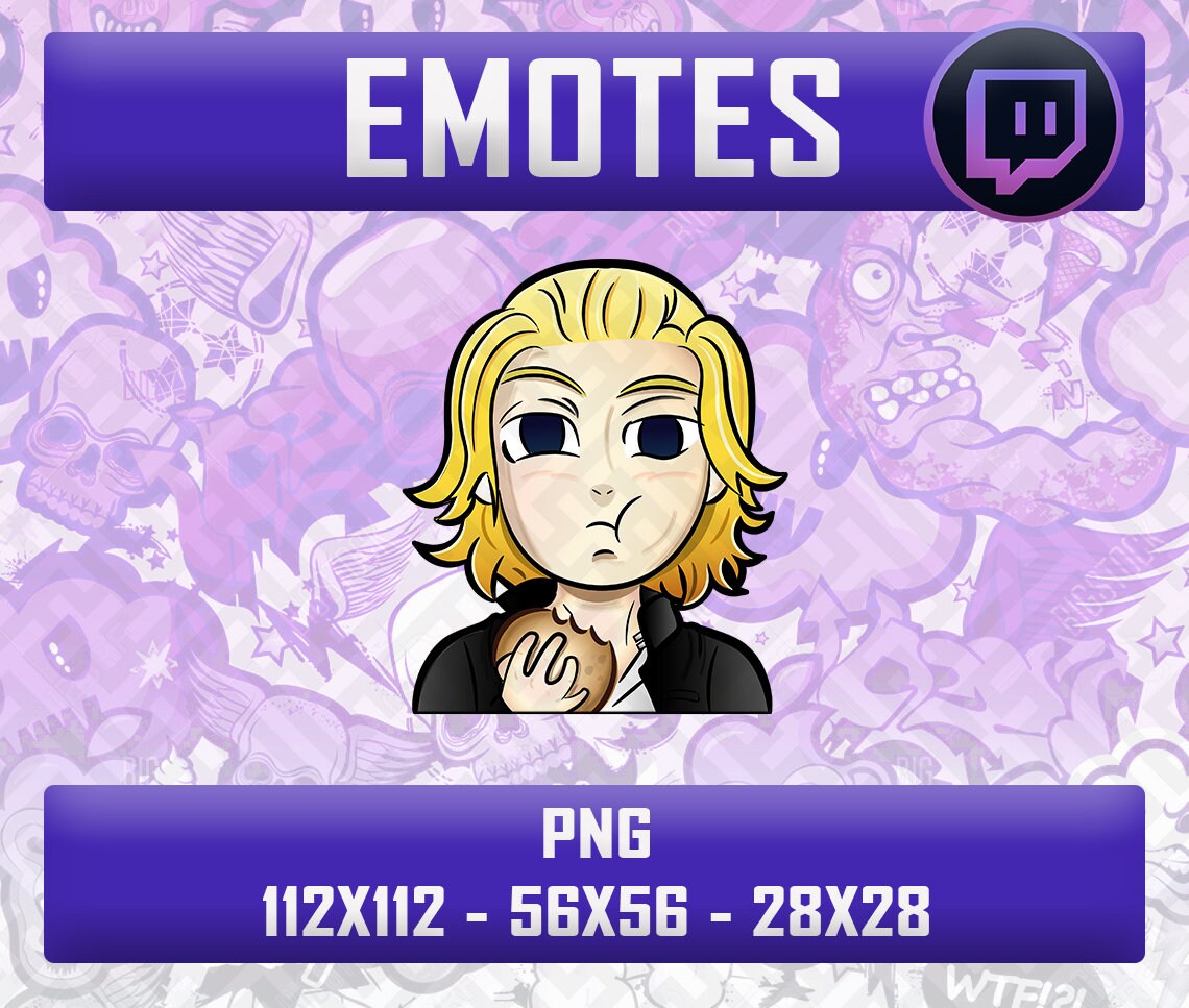 Twitch Emote / Discord / Tokyo Revengers / Mikey Sano / Manji | Etsy Canada