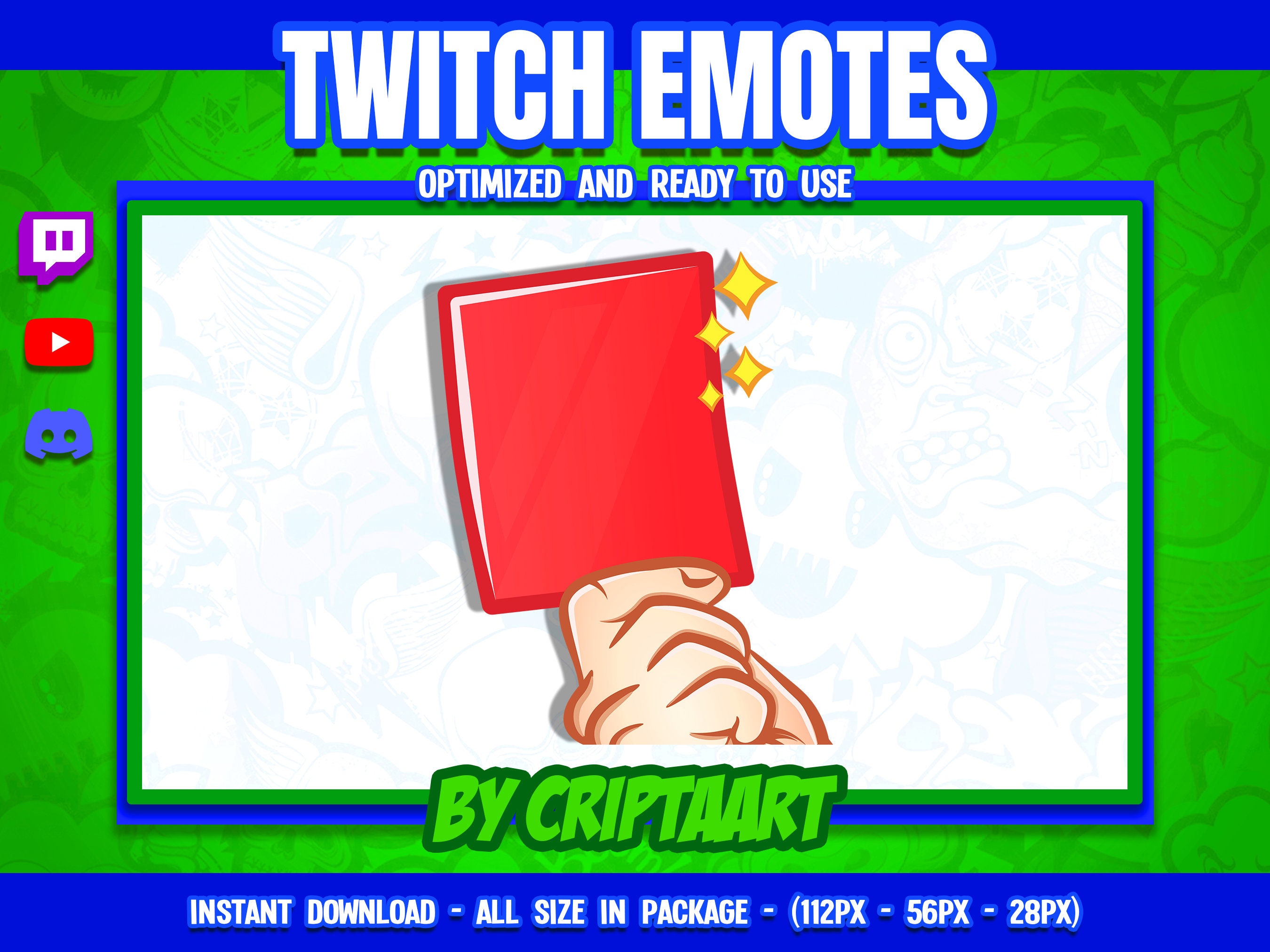 Red Card Twitch Emote, Soccer Emoji, Sports Video Game, Channel Points ...