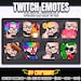 Bald Guy Beard Glasses Twitch Emotes Pack, Channel Points / Stream ...