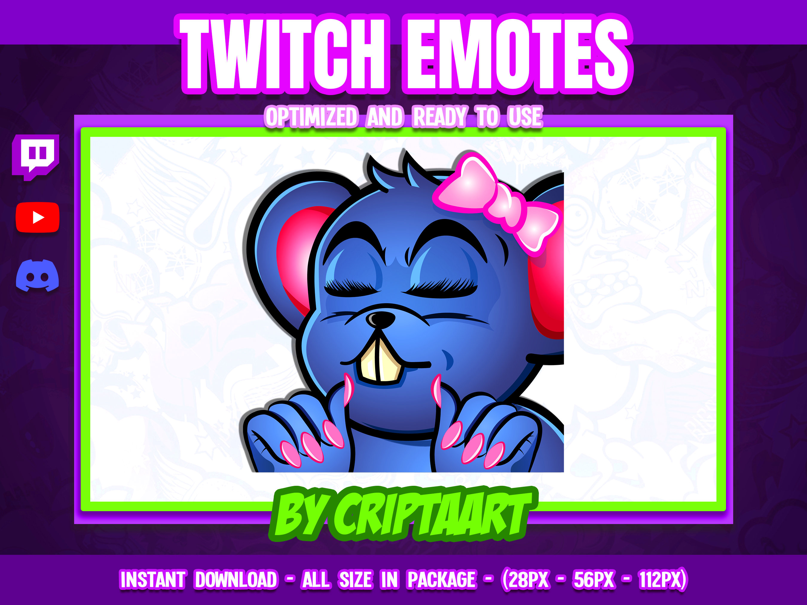 Mouse Periodt, Coquette Rat Sub Emoji, Meme Icon, Funny Animals, Items ...