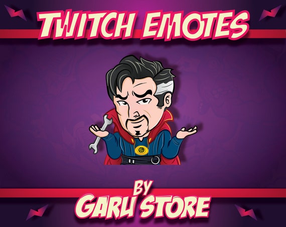Twitch Emote / Discord / Dr Strange / Doctor Vohiyo / | Etsy