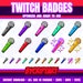 Microphone Twitch Badges, Music Bit Badges, Podcast, Cheers ...