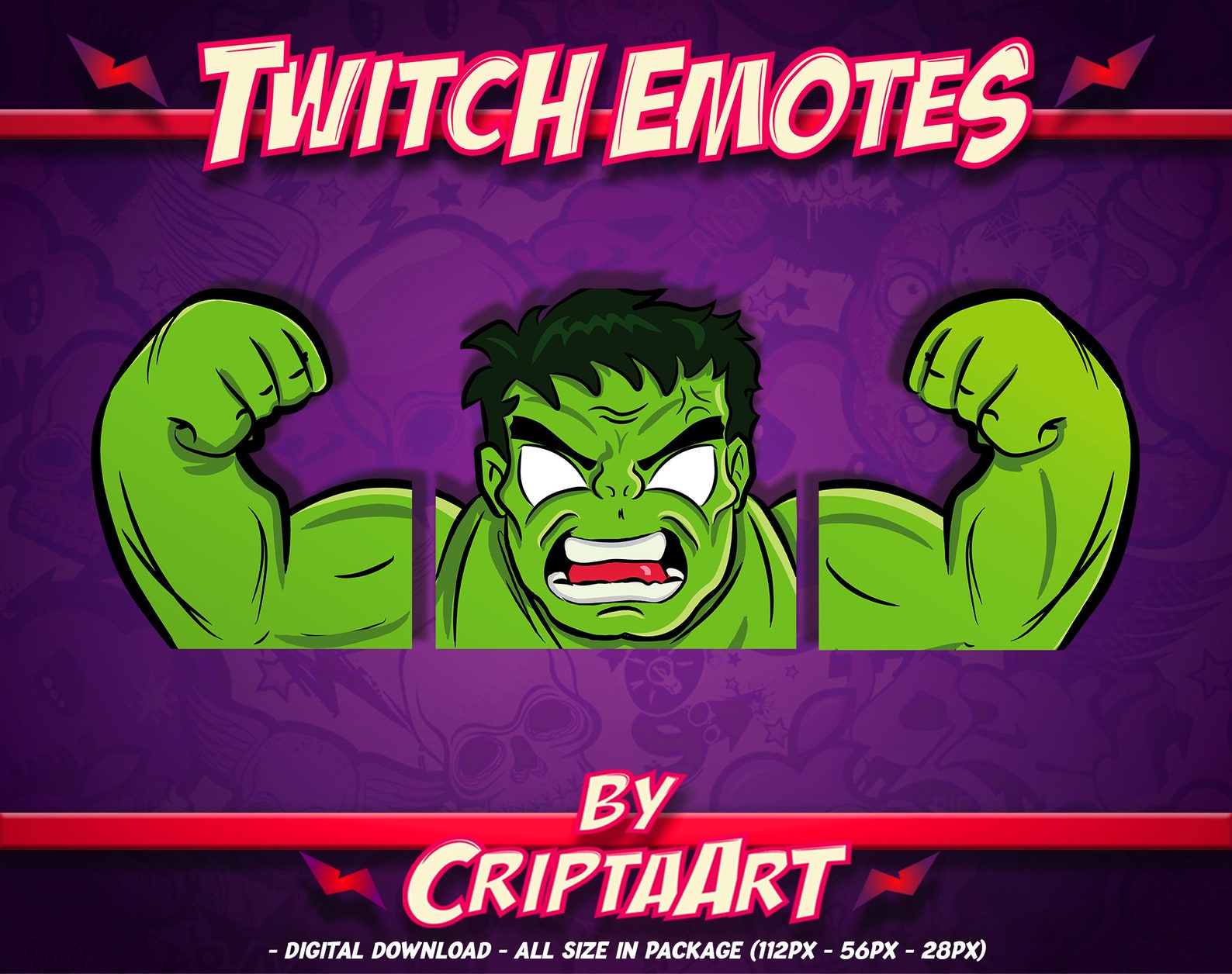 Twitch Emote / Emote Rage / Annoyed Emote / Split emote x3 - Etsy España